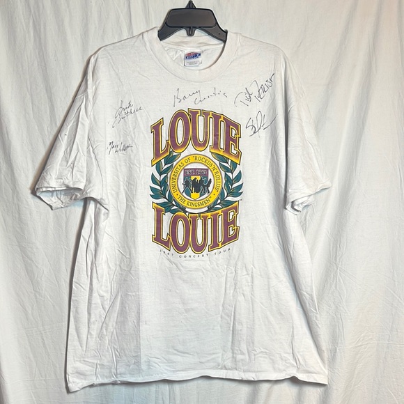 Hanes | Shirts | 997 The Kingsmen Louie Louie Shirt Signed Concert Tour ...
